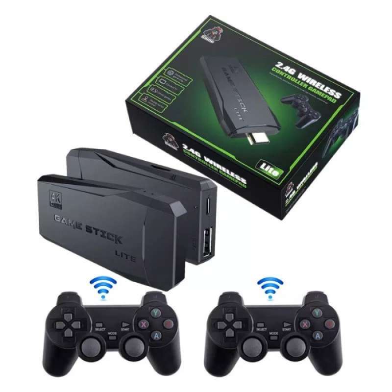 Promo Game Stick Lite 4K HDMI Retro Console Nes/Sega/GBA/Mame/PS1 ...