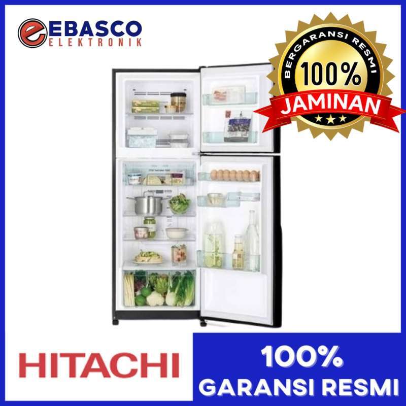 Jual Hitachi Kulkas 2 Pintu R-h24pgd7 Bbk Kapasitas 223 Liter Di Seller Ebasco Electronik ...
