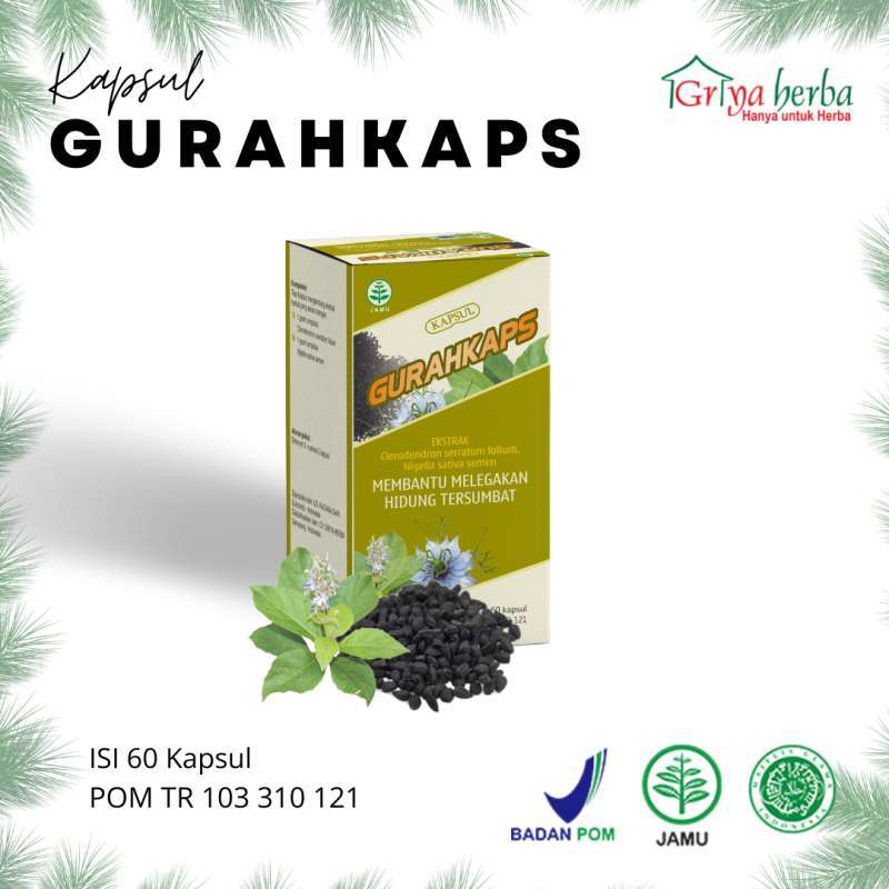 Promo Griya Herba Gurahkaps Obat Herbal Gurah Membantu Melegakan Hidung ...