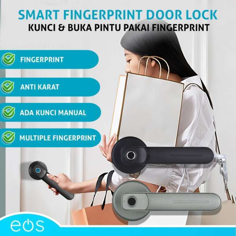 Jual Smart Fingerprint Doorlock Digital Kunci Pintu Digital Di Seller ...