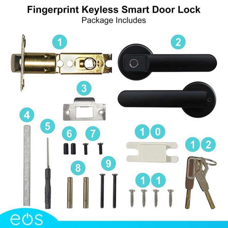 Jual Smart Fingerprint Doorlock Digital Kunci Pintu Digital Di Seller ...
