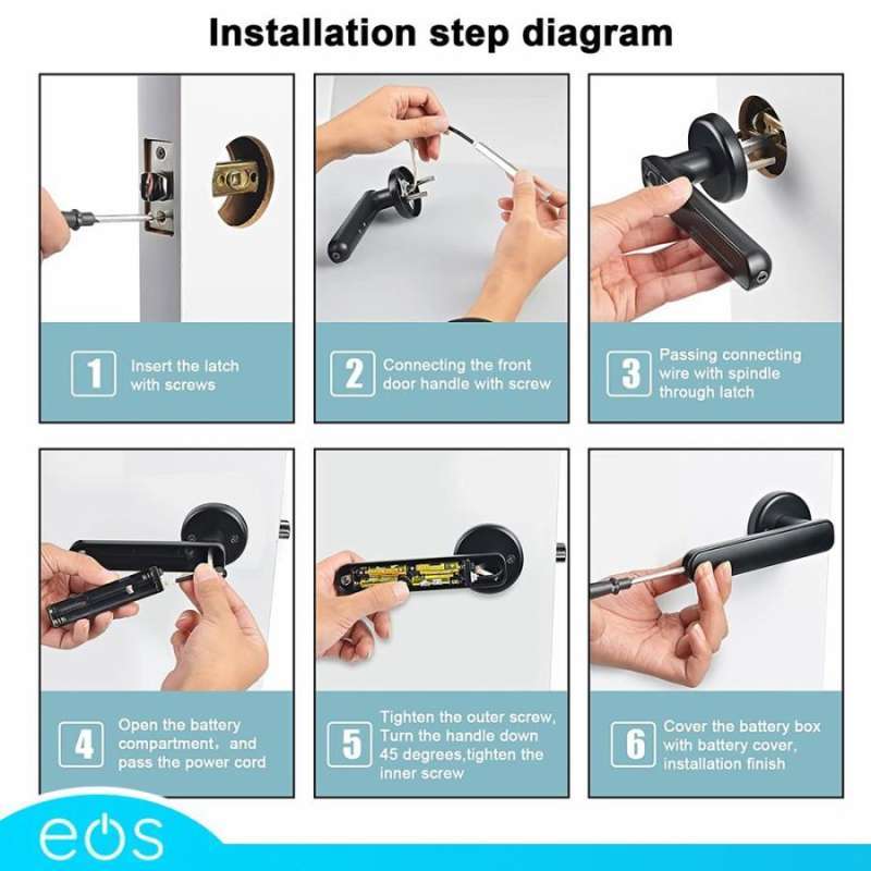 Jual Smart Fingerprint Doorlock Digital Kunci Pintu Digital Di Seller ...