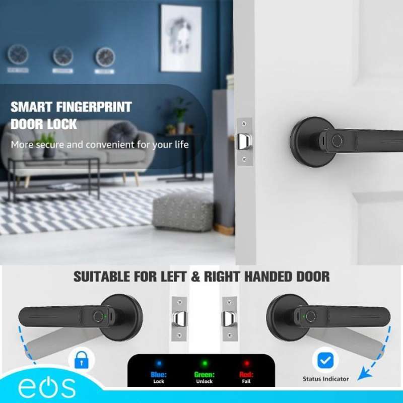 Jual Smart Fingerprint Doorlock Digital Kunci Pintu Digital Di Seller ...