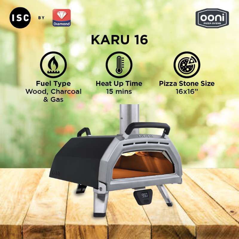 Promo Ooni Karu 16 Pizza Oven Diskon 5% di Seller ISC Home Barista and Chef - Danau Indah, Kab ...