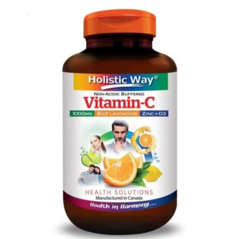 Promo holistic way non-acidic buffered vitamin c 1000mg 60.tablet ...