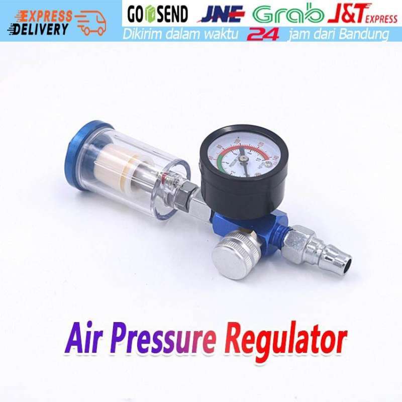 Jual Semprot Air Pressure Regulator Gauge Pemisah Filter Udara Inline ...