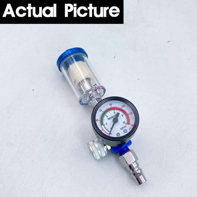 Jual Semprot Air Pressure Regulator Gauge Pemisah Filter Udara Inline ...