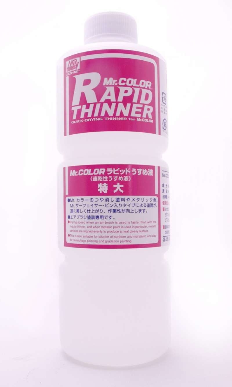 Promo Mr color T-117 Mr Rapid Thinner 400ml- cat Gundam model kit ...