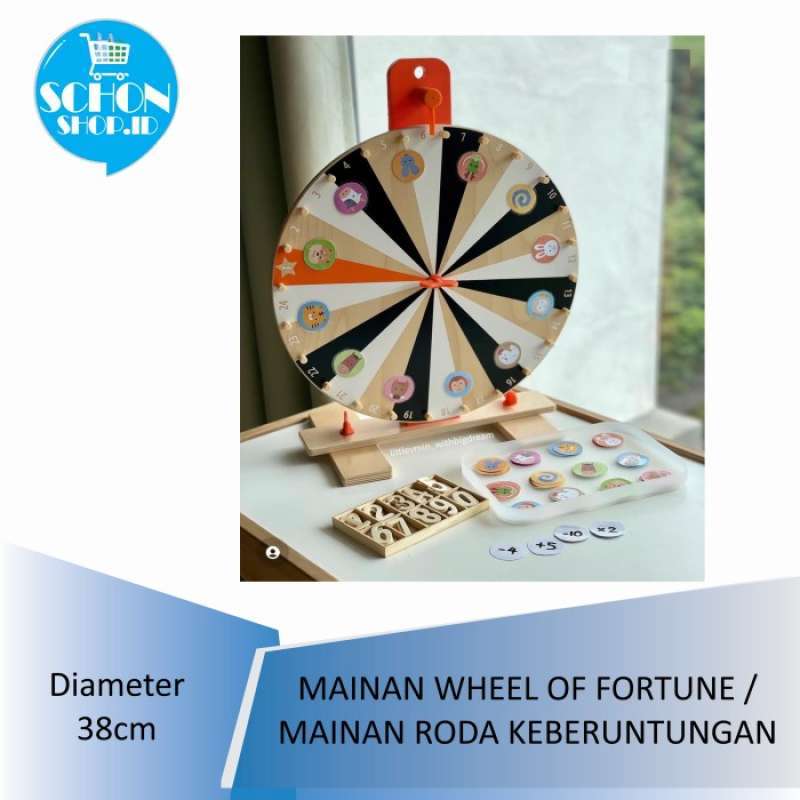 Promo Mainan Roda Keberuntungan Spinning Wheel of Fortune Lucky Draw ...