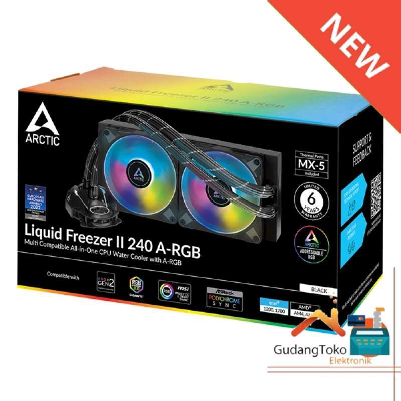 Jual New Arctic Liquid Freezer Ii 240 A-rgb - Aio Cpu Water Cooler Di ...