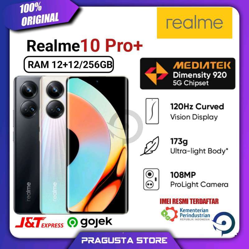 Jual Realme 10 Pro Plus 12/256 Garansi Resmi 1 Tahun Indonesia di ...