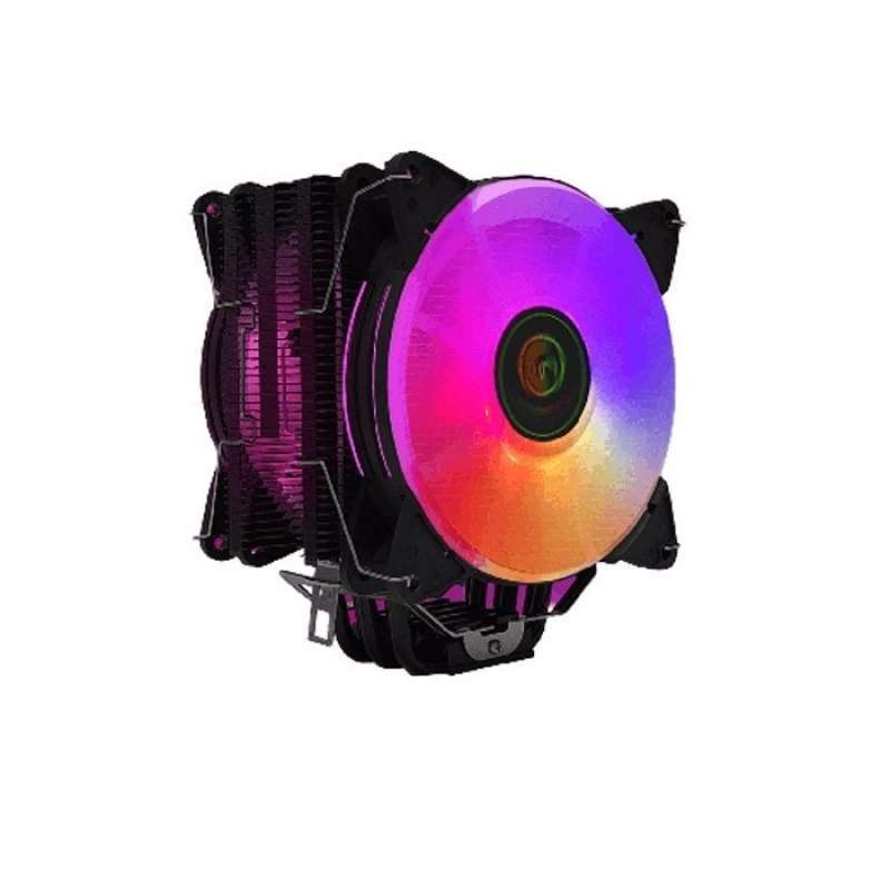 Promo Cube Gaming Storm V2 Cpu Cooler Argb Fan Universal Socket - Dual ...