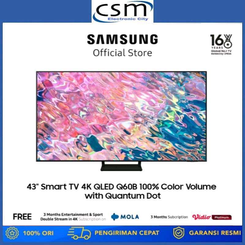 Jual Samsung 43 Inch Qled 4k Smart Tv Qa43q60bakxxd Garansi Resmi Di ...