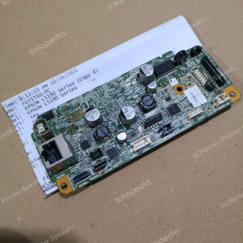 Jual Mainboard Epson L5190 Lan Rj45 Card Printer Ink Tank L5190 L 5190 ...