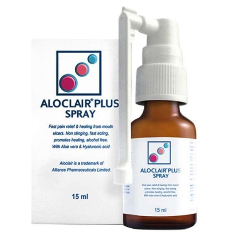 Jual Aloclair Plus Spray 15ml Obat Sariawan / Spray Sariawan / Original ...