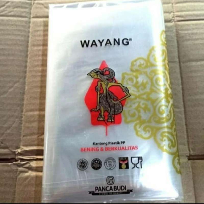 Jual Plastik Bening PP Wayang Packing Berat isi 500Gram di Seller ...