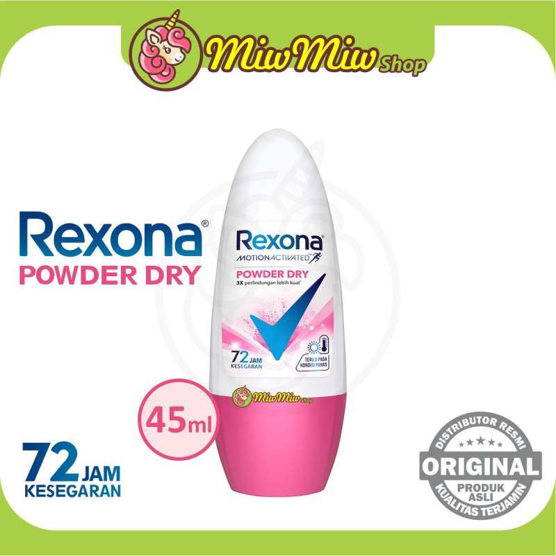 Promo Rexona Roll On Deodorant (72 Jam Kesegaran) - Powder Dry Diskon ...