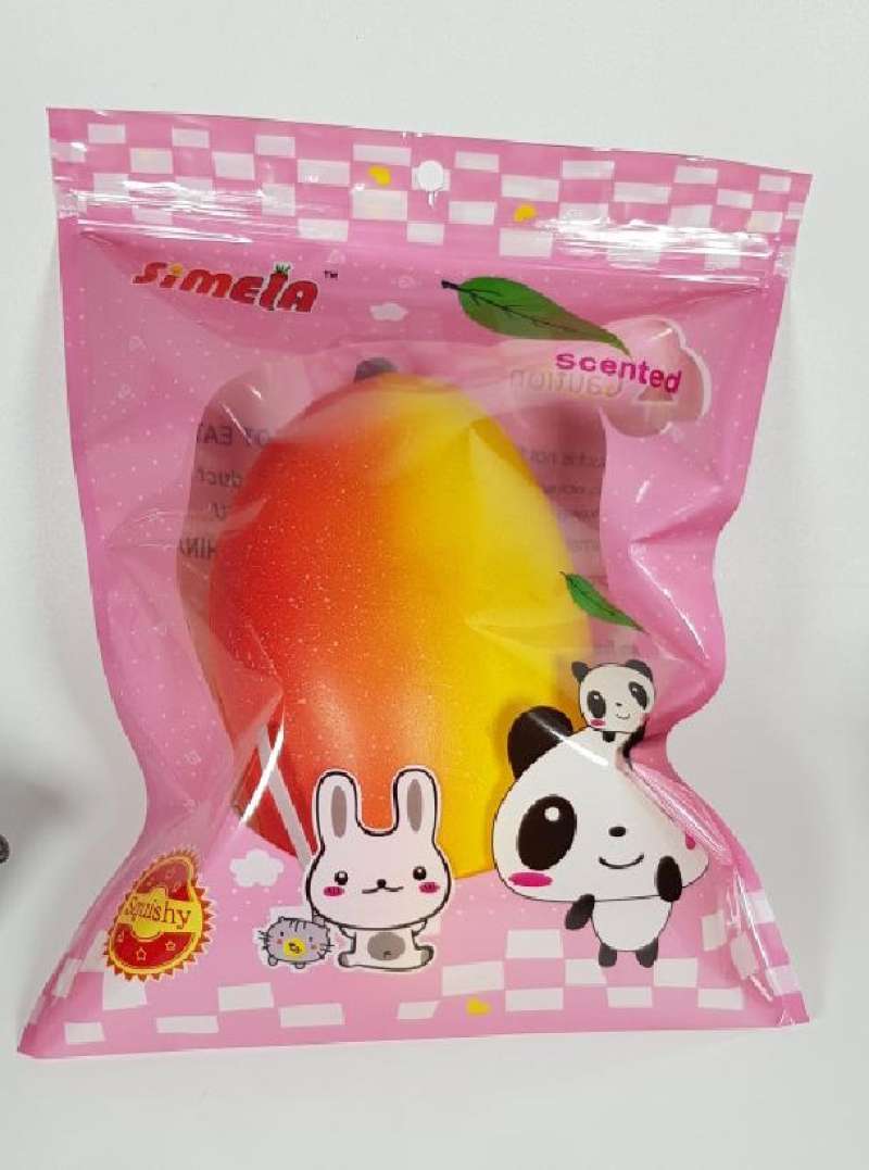Jual Squishy Mango Jumbo Mangga Kuning Orange 18 X 10 Cm + Packing Di ...