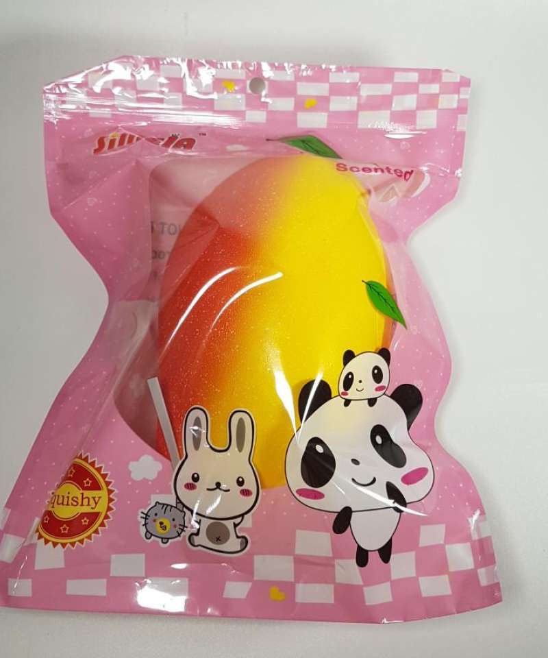 Jual Squishy Mango Jumbo Mangga Kuning Orange 18 X 10 Cm + Packing Di ...
