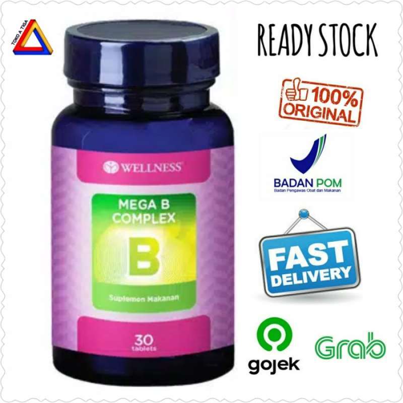 Jual Wellness Mega B Complex / Mega B-complex 30 Tablet Di Seller Anes ...