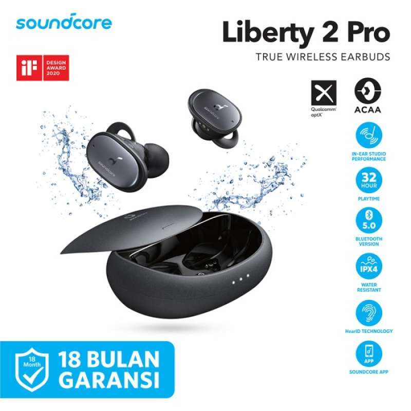 Promo Soundcore Liberty 2 Pro True Wireless Earphone Black - A3909 ...