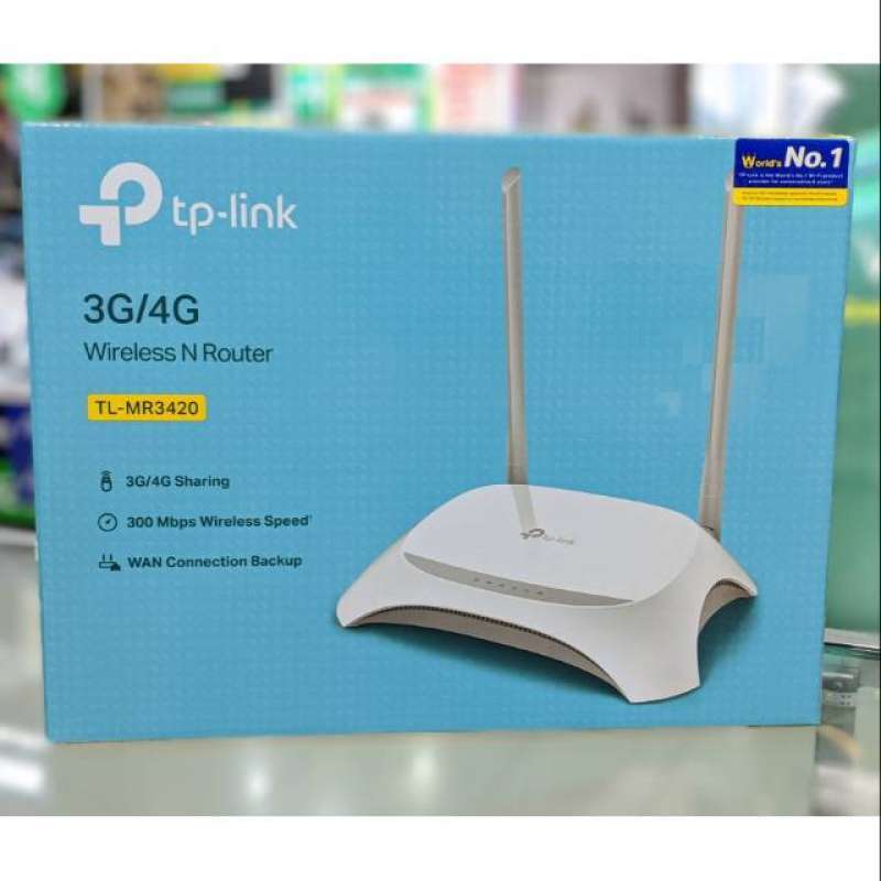 Jual TP-LINK TL-MR3420 : TPLink 3G / 4G Wireless N Router WHITE di ...
