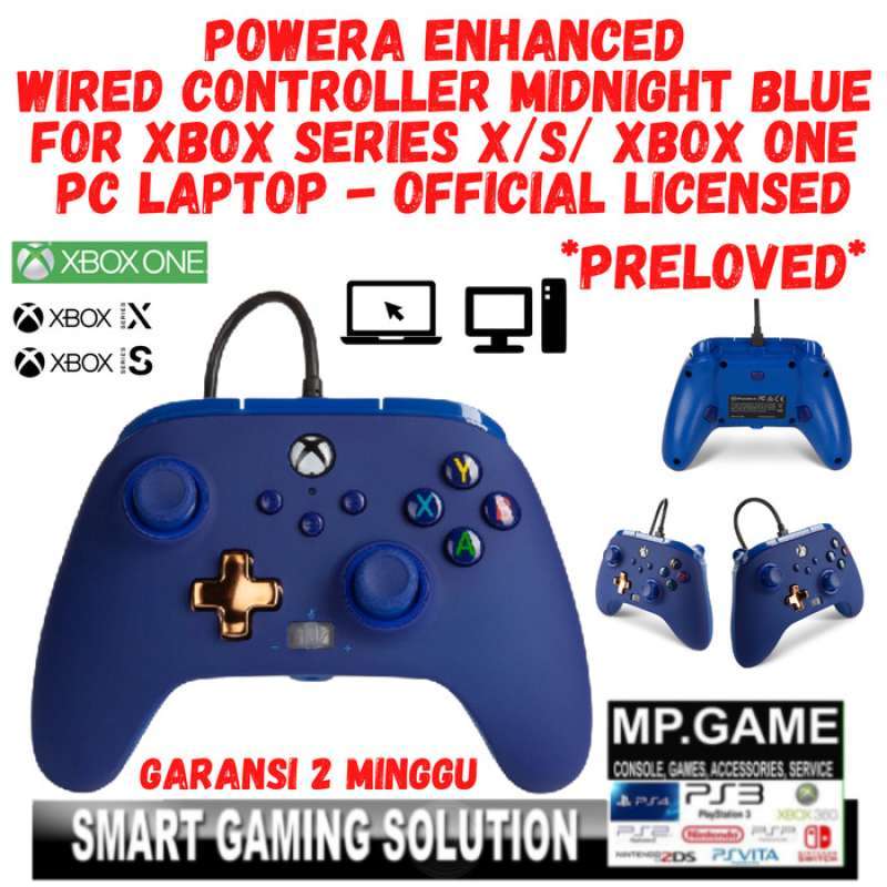 Promo Powera Wired Controller Midnight Blue Xbox Series X/ S/ One Pc ...