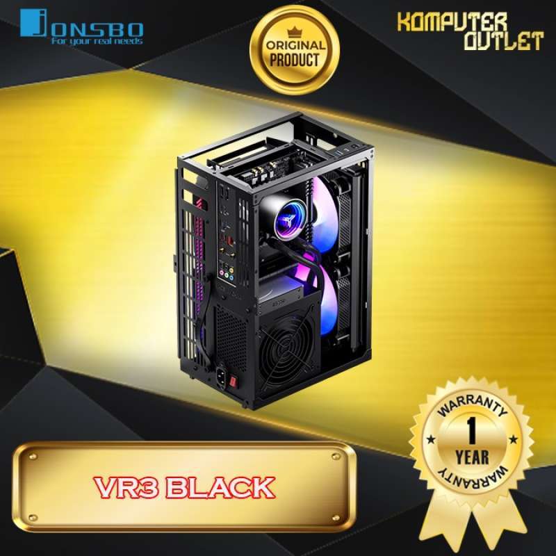 Jual Jonsbo Vr3 Black - Casing Pc Mini Itx Side Tempered Glass - Pc ...