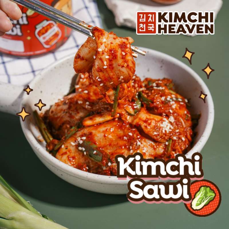 Jual 800g Fresh Korean Kimchi In Jar Halal (sawi / Lobak /timun / Mix ...