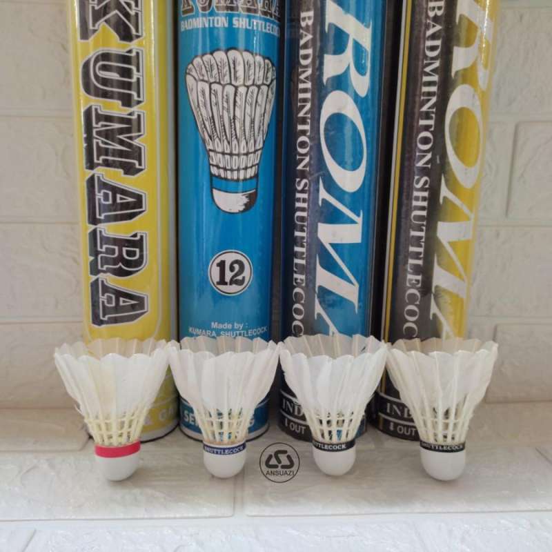 Jual Shuttlecock Lancip & Tumpul Awet, Stabil, Tidak Mudah Patah Di ...