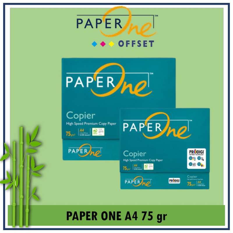 Promo PAPER ONE A4 75 gr - Putih Diskon 6% di Seller Toko BLESS - Bali ...