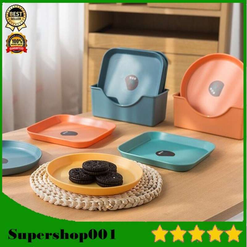 Promo Piring Makan Plastik Set Piring Cemilan Snack Kue Ulang Tahun ...