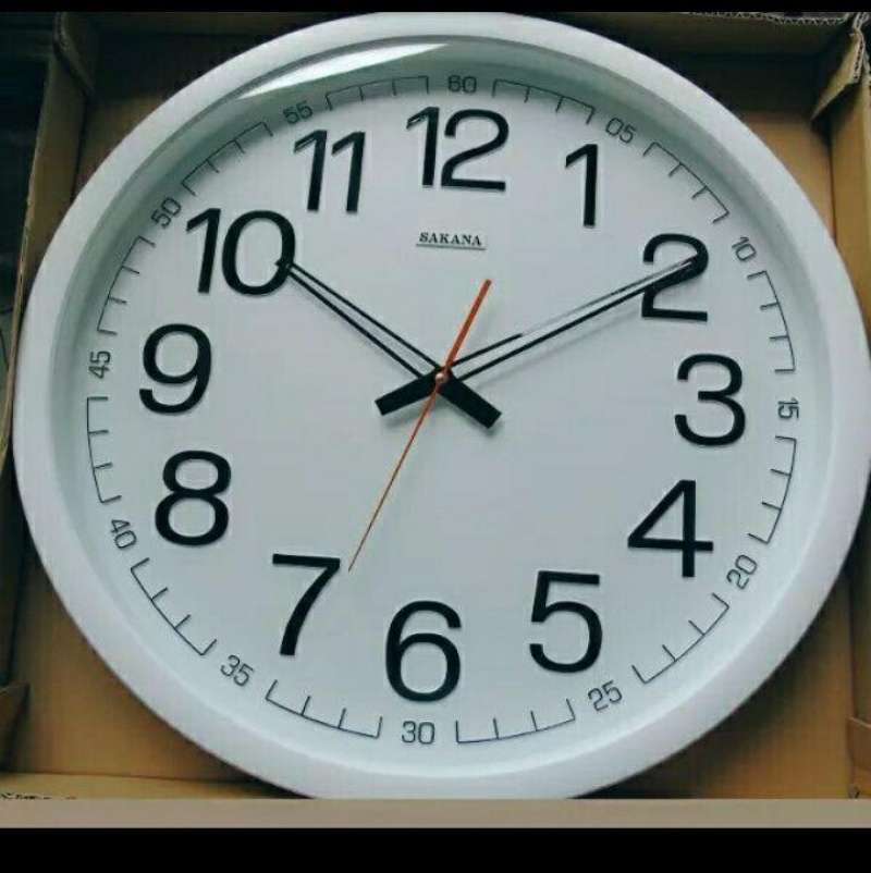 Promo jam dinding besar jumbo 50 cm Diskon 15% di Seller nuhazhop ...