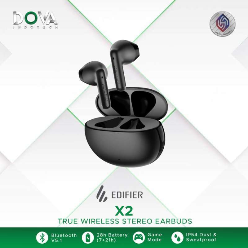 Jual Edifier Tws X2 True Wireless Earbuds Headphones Di Seller Dova ...