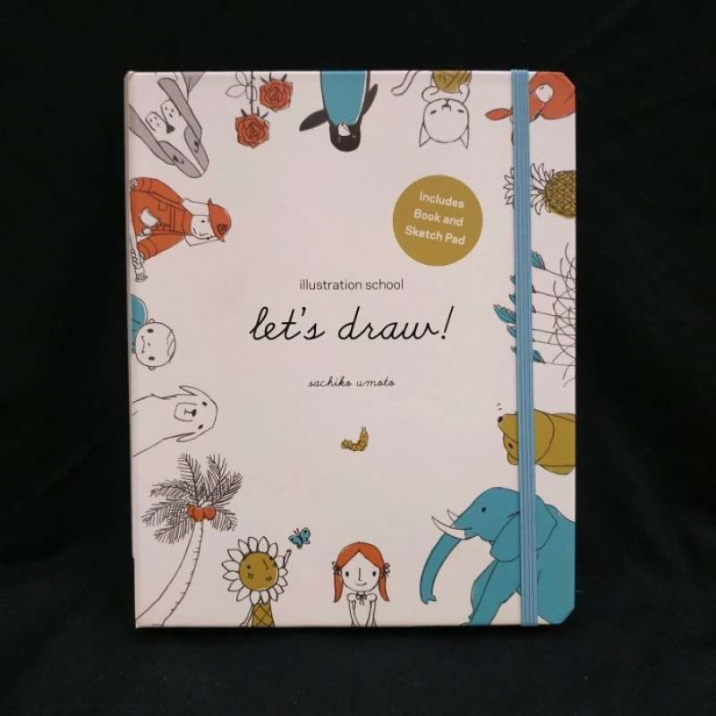 Jual Buku Illustration School : Let's Draw! (includes Book And Sketch ...