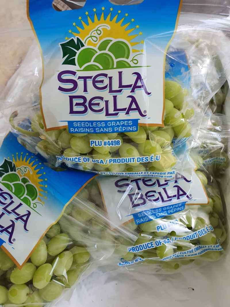 Jual Anggur Hijau Amerika Stella Bella Green Seedless Grapes Usa Per ...