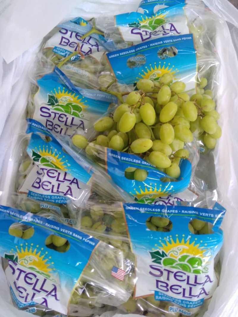 Jual Anggur Hijau Amerika Stella Bella Green Seedless Grapes Usa Per ...