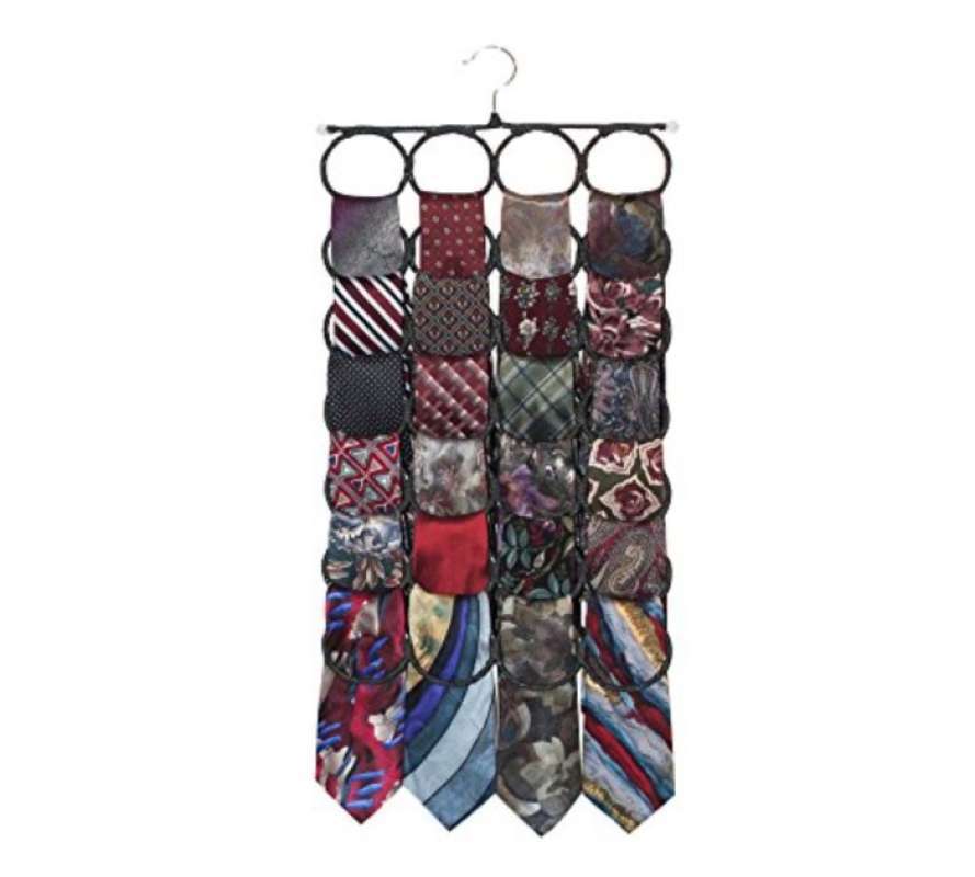 Promo Marcus Mayfield Men's Tie Rack, The No Snags, Best Space Saving ...