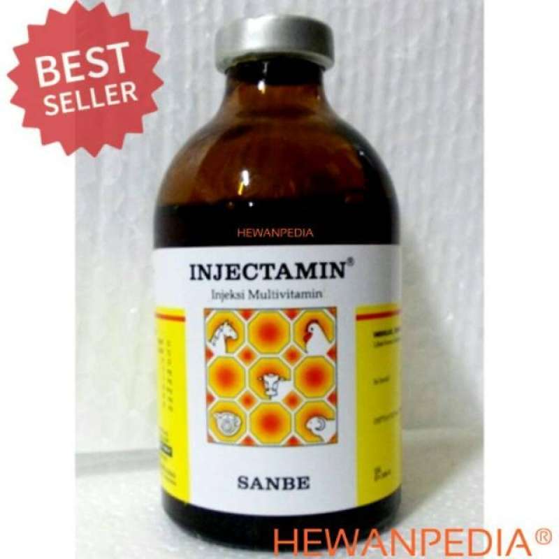 Promo Injectamin 50 Ml & 100 Ml Sanbe - Multivitamin Lengkap Hewan ...