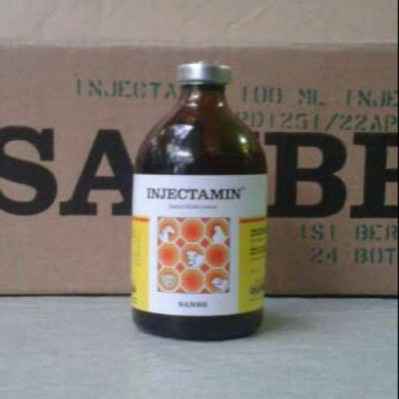 Promo Injectamin 50 Ml & 100 Ml Sanbe - Multivitamin Lengkap Hewan ...