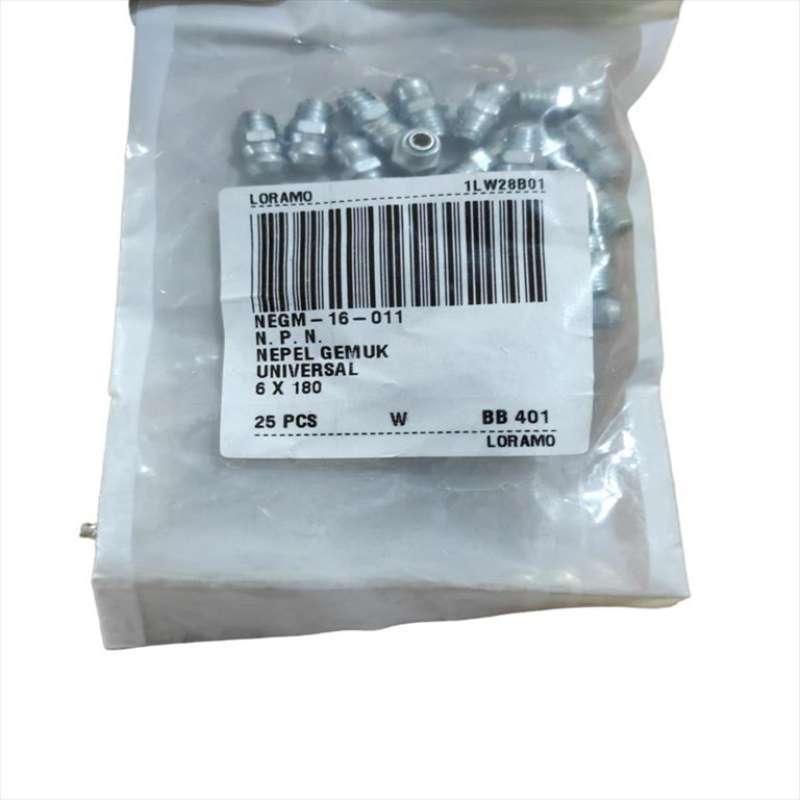 Jual Nipple Nepel Gemuk Grease 6 mm Lurus 180 Loramo di Seller Planet ...