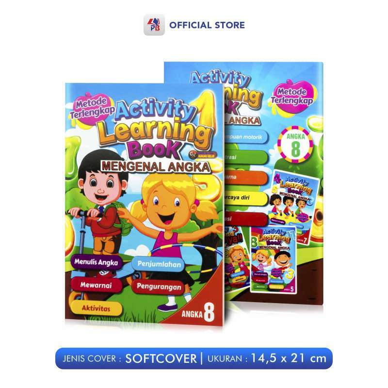 Jual Buku Belajar Anak / Activity Book Mengenal Angka 1 - 8 Metode ...