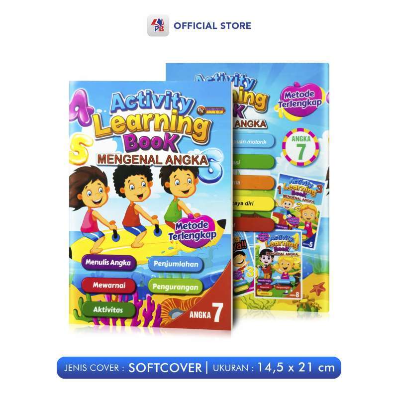 Jual Buku Belajar Anak / Activity Book Mengenal Angka 1 - 8 Metode ...