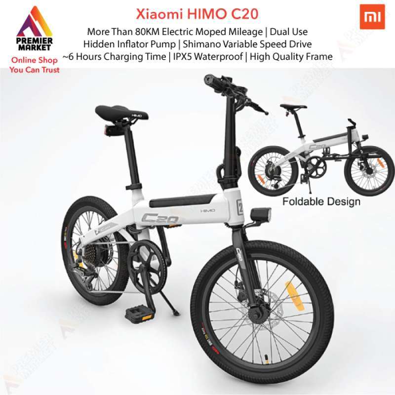 Jual Xiaomi Himo C20 Sepeda Listrik / Electric Smart Moped Bicycle ...