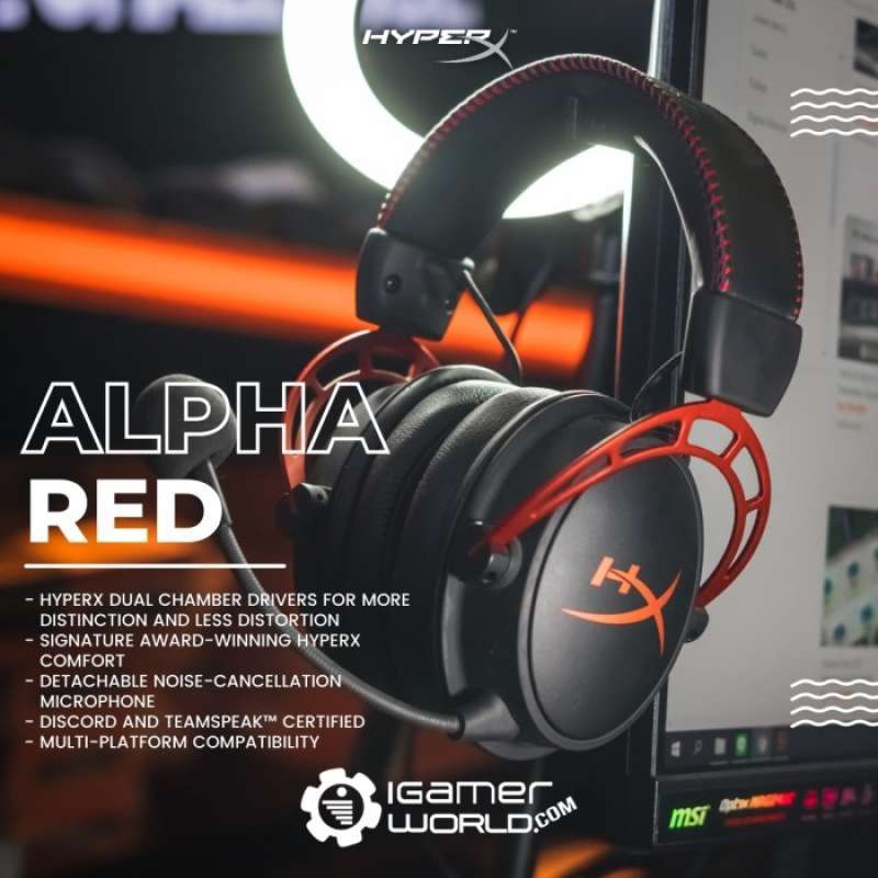 Promo HYPERX CLOUD ALPHA GAMING HEADSET - XIONSTORE Diskon 50% di ...