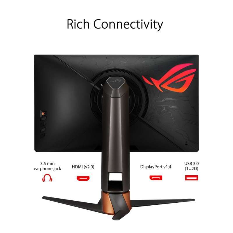 Jual Asus Rog Swift Pg259qnr Gaming Monitor 24.5 With Rog Desk Mount ...