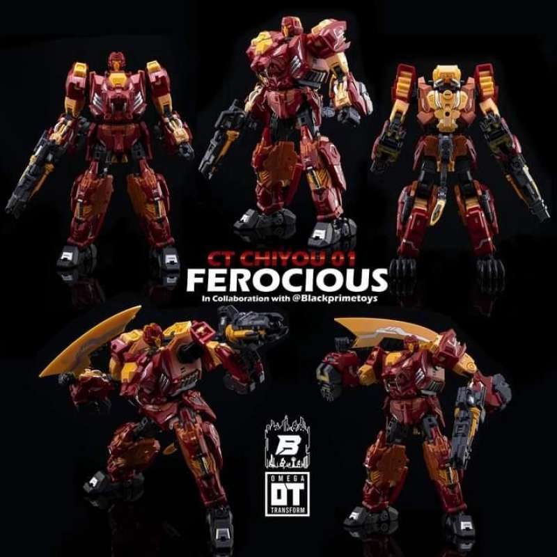 Jual Cang Toys Ct-01 Ferocious Transformers Masterpiece Predaking ...