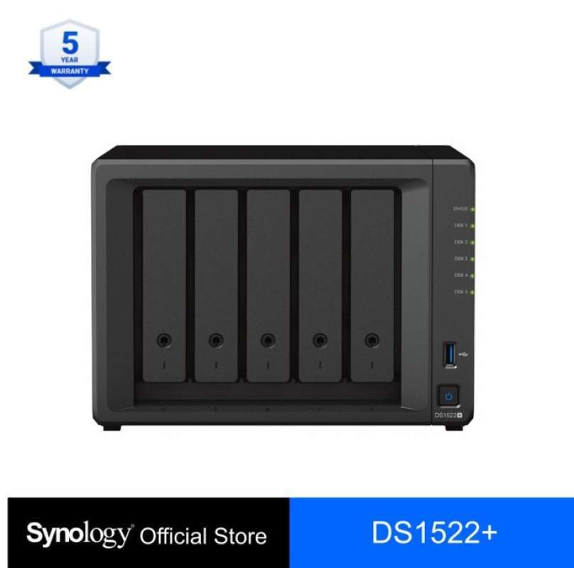 Jual Synology Ds1522+ Diskstation 5-bay Nas Server Storage Cloud Ds 1522+ Di Seller Trinity ...