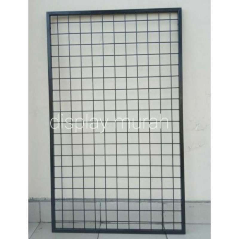 Promo Ram Jaring Besi Bingkai Putih/Hitam Grid Wall Bingkai Ram ...