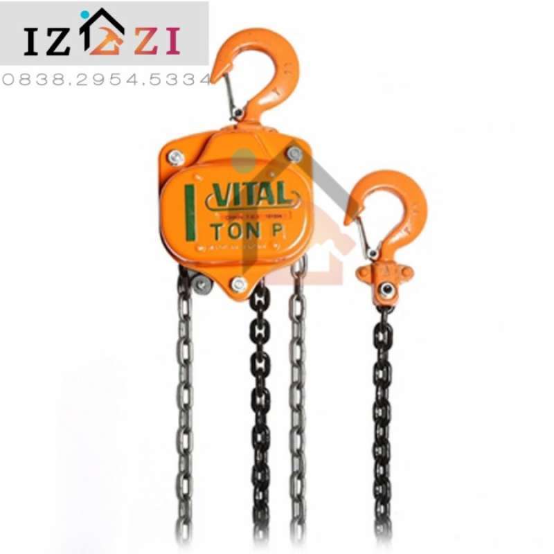Promo VITAL chain block 1 ton x 3 meter - VITAL VP5 Made in JAPAN takel ...